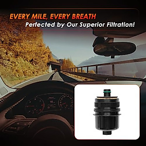 Engine Oil Filter, Compatible With 2020-2023 Jeep Wrangler JL, 2021-2023 Jeep Gladiator, 2020-2023 Ram 1500 DT 3.0L V6 EcoDiesel, Replaces# 68507598AA, 68498720AA