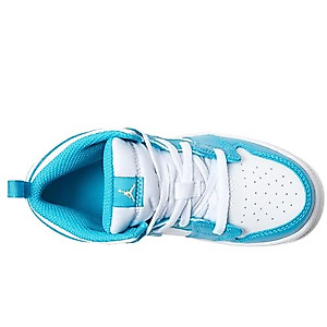 Jordan Baby Boy's 1 Mid (Infant/Toddler) Aquatone/Celestial Gold/White 8 Toddler M