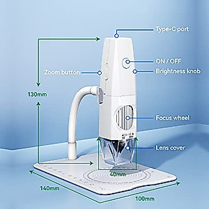 KXDFDC 2MP 1080P WiFi Electron Microscope USB Mobilephone Computer Connecting Microscope Photo Video Portable Electron Microscop