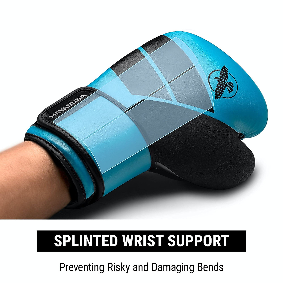 Hayabusa S4 Kids Boxing Gloves for Boys and Girls - Blue, 6 oz