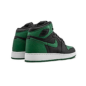 Jordan Youth Air 1 High Retro GS 575441 030 Pine Green Black - Size 3.5Y