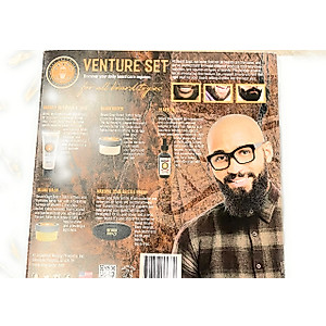 Beard Guyz Venture 5pc Beard Grooming Set with Boar Bristle Beard Brush