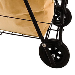 Large Light Weight Metal Folding Shopping Grocery Laundry Storage Cart