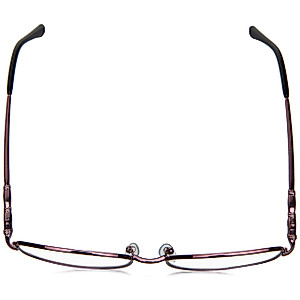 Sferoflex Women's SF2573 Square Prescription Eyewear Frames, Shiny Cyclamin/Demo Lens, 53 mm