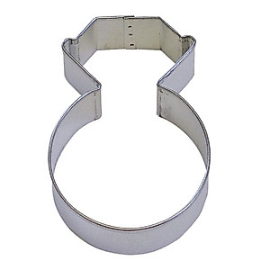 R&M Ring Diamond 3.75" Cookie Cutter in Durable, Economical, Tinplated Steel