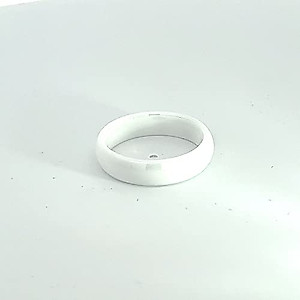 One Moment In Time J128 Sizes 8 Heavenly Flower White Ceramic Choose The Right Ring (8) Mormon LDS CTR