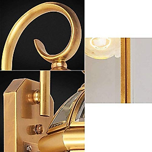 ZpLMW Wall Light Copper Outdoor Wall Light Waterproof Home Retro Garden Lighting Corridor Aisle Balcony Stair Wall Light