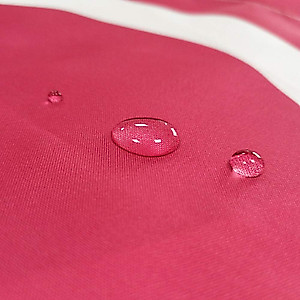 DeeCabin Beach Shower Curtain with Flamingo, Blue Teal Sea Pink Flamingo Bath Curtain Tropical Theme Nautical Ocean Shower Curtain Set with Hooks, 70X70IN (Blue, 70X70)