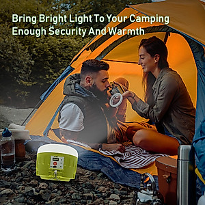 Camping Lantern Solar Power USB Rechargeable Emergency Power Bank Portable LED Tent Light 4 Light Mode for Garden Camping Hiking Travel Fishing Outdoor 3600mAh Waterproof Solar Light Bulbs(50W)