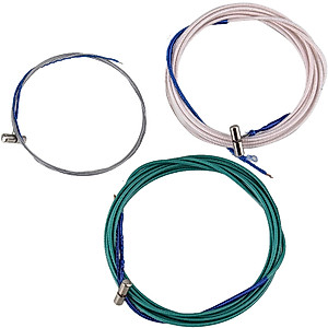 LANDTOM Chinese Guzheng Accessory Steel Wire and Nylon Guzheng String 1-21# Pack of 21 (full set)