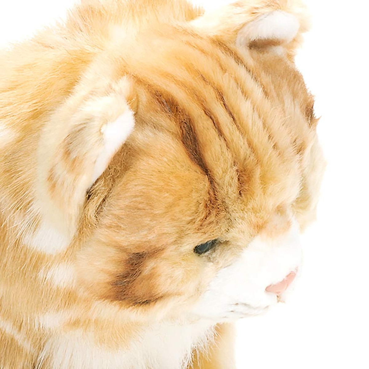 DEMDACO Large Maine Coon Cat Striped Ginger Children's Plush Stuffed Animal Toy