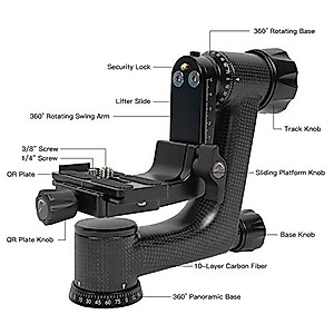 SIRUI PH-Series Carbon Fiber Gimbal Head (PH-10)