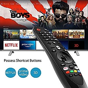 Universal Remote Control for LG Smart TV Magic Remote（NO Voice Function No Pointer Function） Compatible with All Models for LG TV