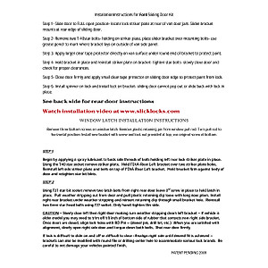 Slick Locks Ford Sliding Door Kit Complete with Spinners, Weather Covers & Locks,Silver