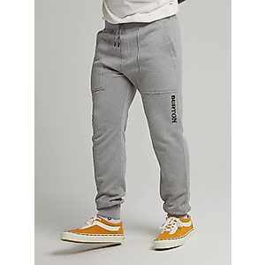 Burton Mens Oak Pant, Gray Heather New, Medium