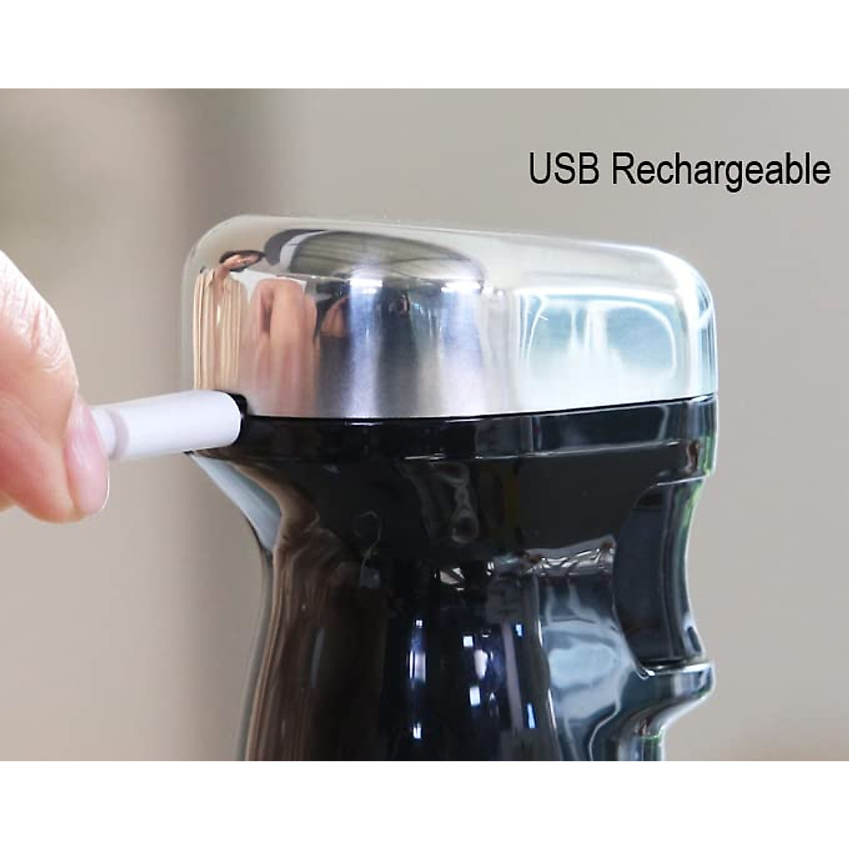 TOKEBI Cordless Rechargeable Powerful Immersion Hand Blender, 5 speed, Stick hand blender, Stainless steel blade, Infant food Puree Soup Smoothies