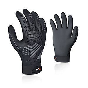 Vgo... NGG X1 Seamless Utility Gloves,Safety Work Gloves,Knuckle Impacted Mechanic Gloves(Size L,Black,TP1105)