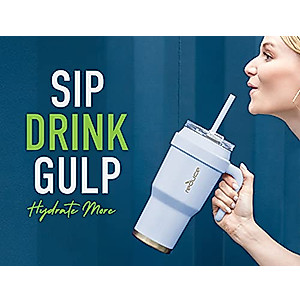 Base Brands Reduce Cold-1 Mug, 40 Oz, Dark Web