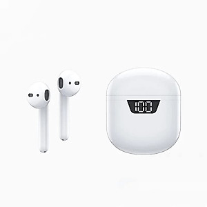 Wireless Earbud, Noise-Cancelling Sports Bluetooth Headphones