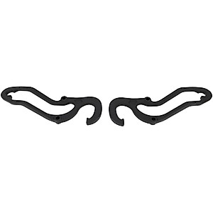 SCITOO Heavy Duty Front Tow Hooks Compatible with 2009-2010 for Dodge for Ram 1500, 2011-2019 for Ram 1500 Replace 82210967 68196982AA,Black