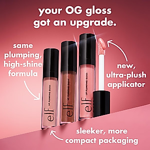 e.l.f. Lip Plumping Gloss, Mocha Twist, 0.09 Oz