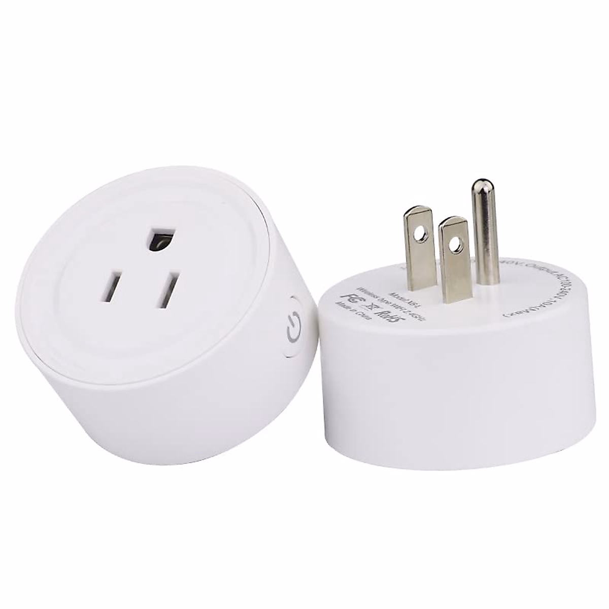 Alexa Smart Plug,2.4G Wi-Fi Outlet Socket Work with Alexa and Google Home,Mini Smart Plug Voice Remote Control Timer Device Sharing (2 Pack)