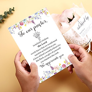 Pastor Appreciation Gifts Pastor Appreciation Cards Thank You Cards for Men Women Religious Christian Gifts Christmas Stocking Stuffers for Priest Men Pastor Anniversary Card Pastor Gifts for Birthday