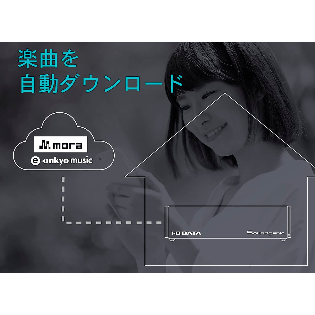 I-O Data Network Audio Server 2TB / USB-DAC/hi-res/CD Ripping corresponding Soundgenic HDL-RA2HF / E
