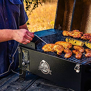 PIT BOSS 10697 Table Top Grill, Mahogany