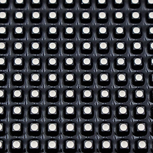P4 Waterproof Flexible LED Matrix Panel, LED Display Module for RGB Full Color LED Display Screen, 256x128mm, 1/16 Scan, Total 2048 Dots, Perfect Solution for Outdoor Advertising Use