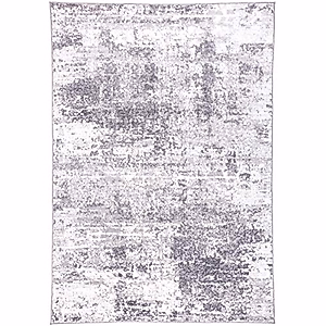Rugshop Distressed Abstract Area Rug 3'3"x 5' Gray