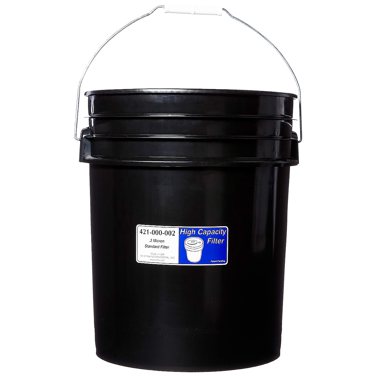 Atrix 421-000-002 5-Gallon Replacement Ultrafine Filter Bucket Style Vacuum (Compatible with ATIHCTV5), Black
