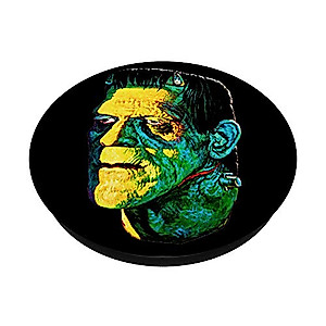 Vintage Frankenstein Halloween Party Horror Movie PopSockets PopGrip: Swappable Grip for Phones & Tablets