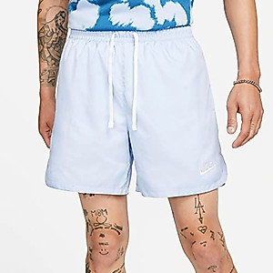 Nike Sportswear Sport Essentials Woven Lined Flow Shorts Mens, Light Marine/White, XX-Large