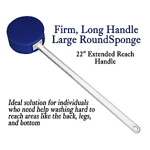 RMS Premium 7-Piece Hip Knee Replacement Kit with Leg Lifter, 19 and 32 inch Rotating Reacher Grabber, Long Handle Shoe Horn, Sock Aid, Dressing Stick, Bath Sponge - for Knee or Back Surgery Recovery