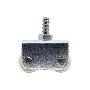 Shepherd Hardware 9441 7/8-Inch Threaded Stem Appliance Caster, Dual Wheels, 4-Pack