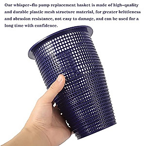 ELIUNG 070387 Strainer Basket Suitable for Whisper-flo Intelli-flo Pump Basket Replace 070387 for Pentair Whisperflo Intelliflo Pumps Swimming Pool Pump Basket (Blue)