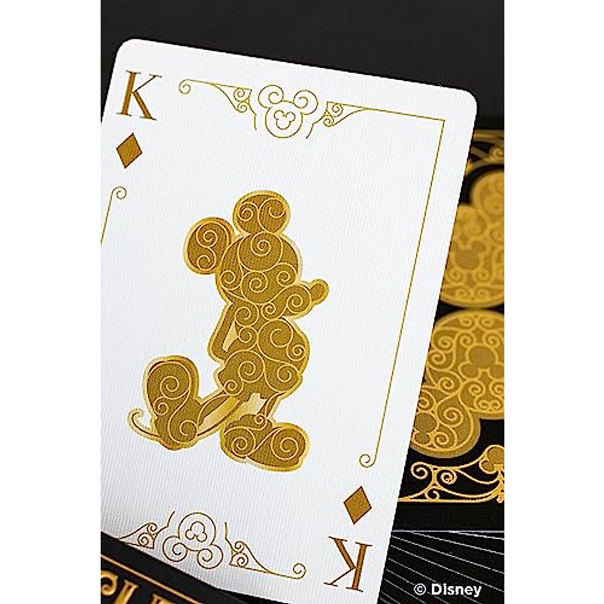 Bicycle Disney Mickey Mouse Inspired Black and Gold Playing Cards