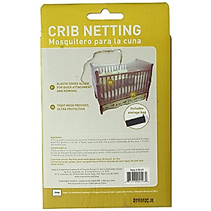 Jeep Crib Universal Size Crib Mosquito Net, White