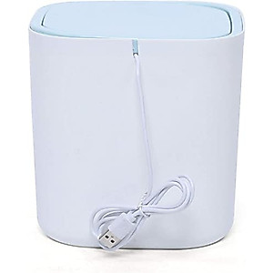 DNYSYSJ 3.8L Mini Washing Machine, USB Power Wash Machine Plastic Portable Compact Laundry Washer Baby Clothes Underwear Socks Washer for Travel Camping RV 18W (White)