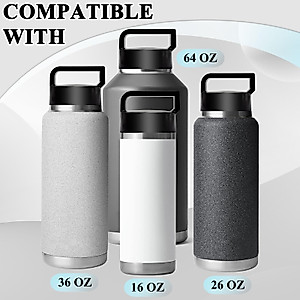 TiciKim Chug Cap for YETI Rambler Bottle Fits for 18 oz 26 oz 36 oz 64 oz Chug Replacement Lid Cap Water Bottle Accessories Compatible with Yeti Rambler Bottle Models