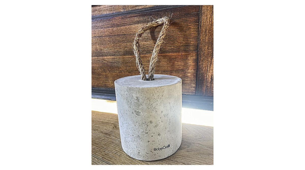 Heavy Duty Concrete Door Stopper - Indoor & Outdoor Use | RidgeCraft