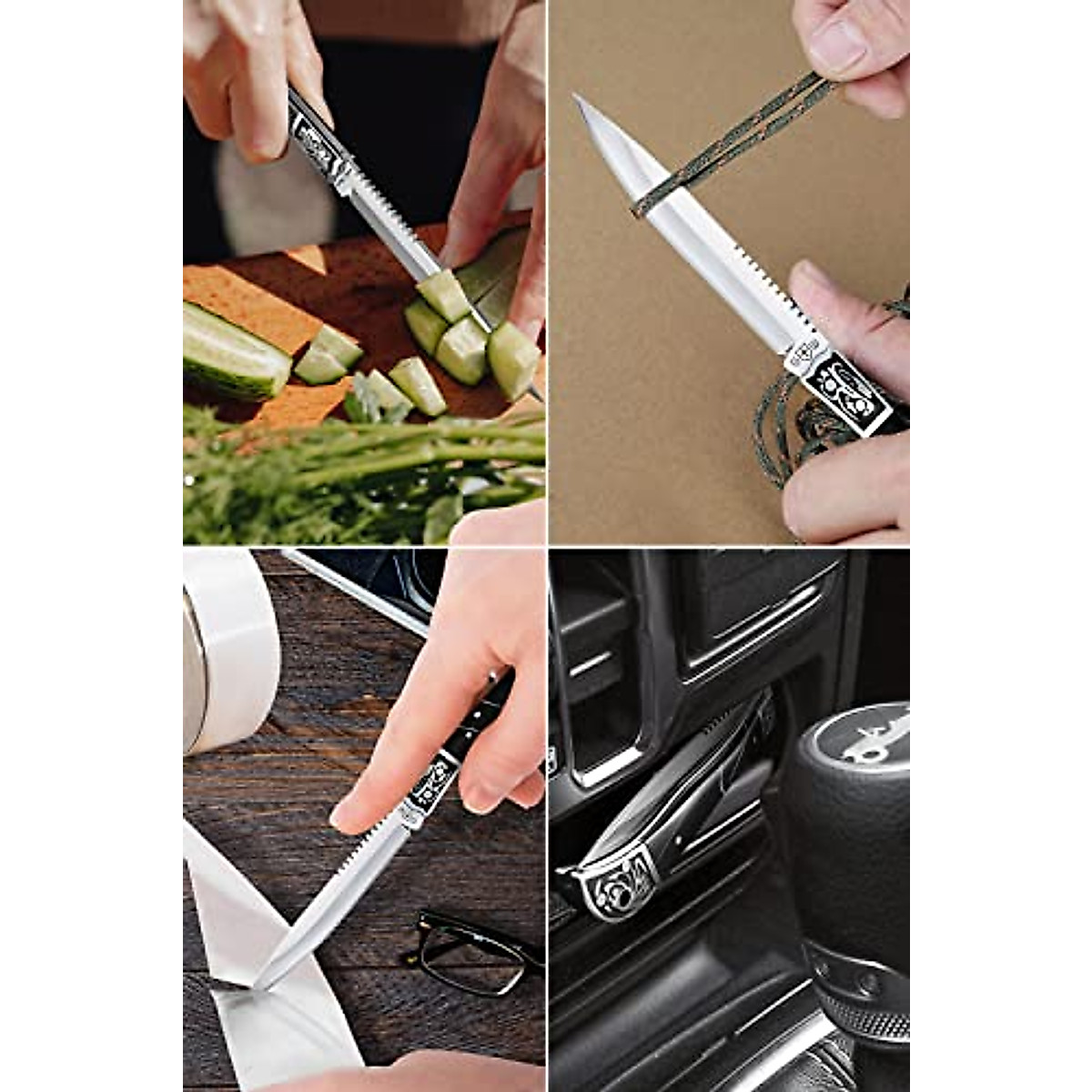 Pocket Knife for Men - Folding Knife - EDC Fold Knives - Sharp Blade Knifes - Best Pocket Knife for Urban Work Hobby Unboxing - Stocking Stuffers for Men - Gift for Men and Women 806