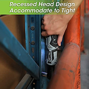 WORKPRO Cordless Electric Ratchet Wrench, 3/8" 12V 40 Ft-lbs Power Ratchet Wrench Kit with 9-Piece Socket Accessory Set, 2-Pack 2.0Ah Lithium-Ion Batteries…