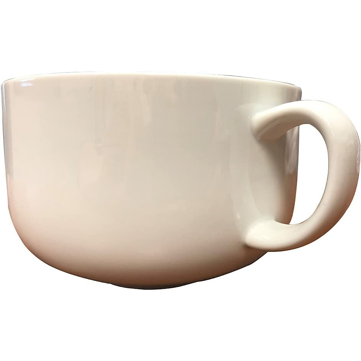 GiftsForYouNow Any Message Personalized Cereal Bowl, Holds up to 32 oz., White Ceramic Bowl, Cereal Bowl with Handle