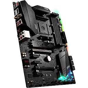 MSI Performance Gaming AMD Ryzen 1st, 2nd, and 3rd Gen AM4 M.2 USB 3.2 Gen 2 DDR4 HDMI Display Port Wi-Fi ATX Motherboard (B450 Gaming PRO Carbon MAX WiFi)