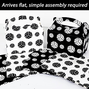 chiazllta Volleyball Gift Treat Box for Team Volleyball Party Candy Goodie Favor Box for Volleyball Theme Birthday Sport Baby Shower Party Supplies Decor