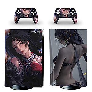 Custom PS5 Standard Skin with Your Picture and Create Your Own Design,Custom Playstation 5 Skin for Controller and Console