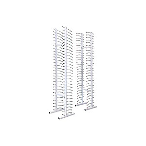 Freestanding 30-Door Dry Rack & Rotating Spray Stand