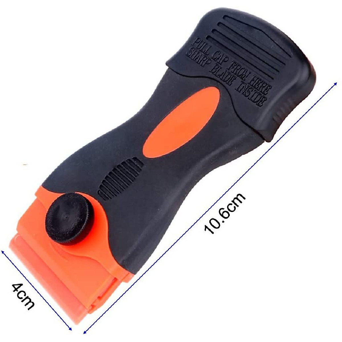 Plastic Razor Blade Scraper 20PCS Plastic Razor Blades,3 Kinds of Two-Way Scratch Free Plastic Scrapers,Plastic Scraper for Sticker Scraper Remover Tool,Car Wrapping,Removing Window Glass,Label,Glue